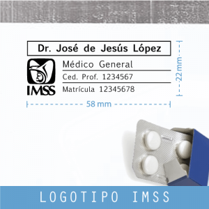 Sellos para médicos y profesionistas de la salud ¡Con tus datos!