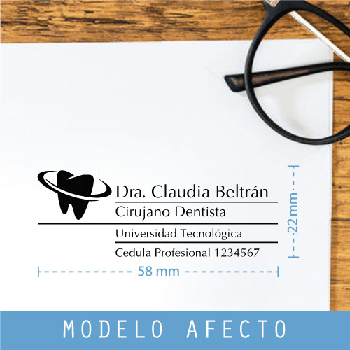 Sellos para médicos y profesionistas de la salud ¡Con tus datos!